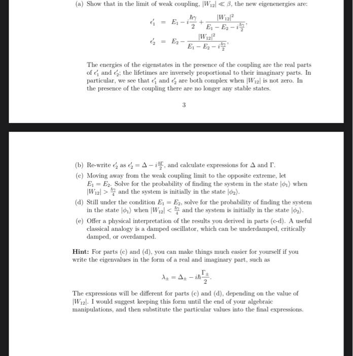 Solved A useful time-saving mathematical result for this | Chegg.com