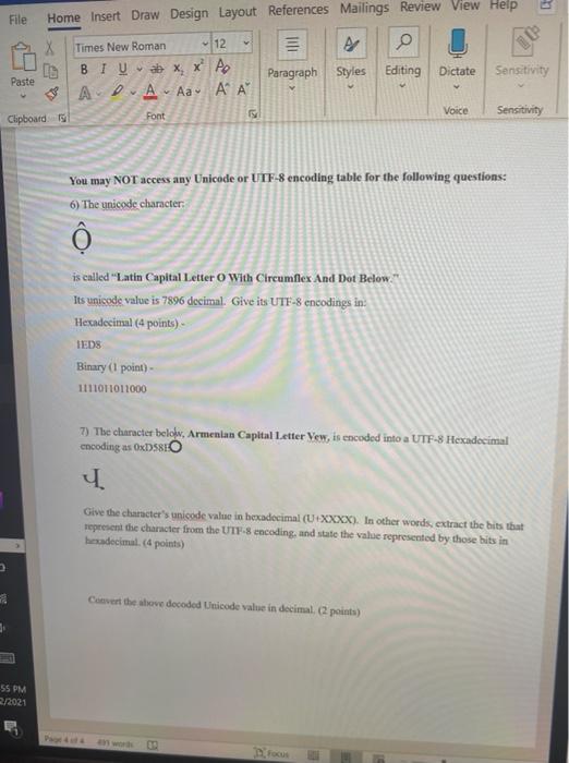 Solved File Home Insert Draw Design Layout References | Chegg.com
