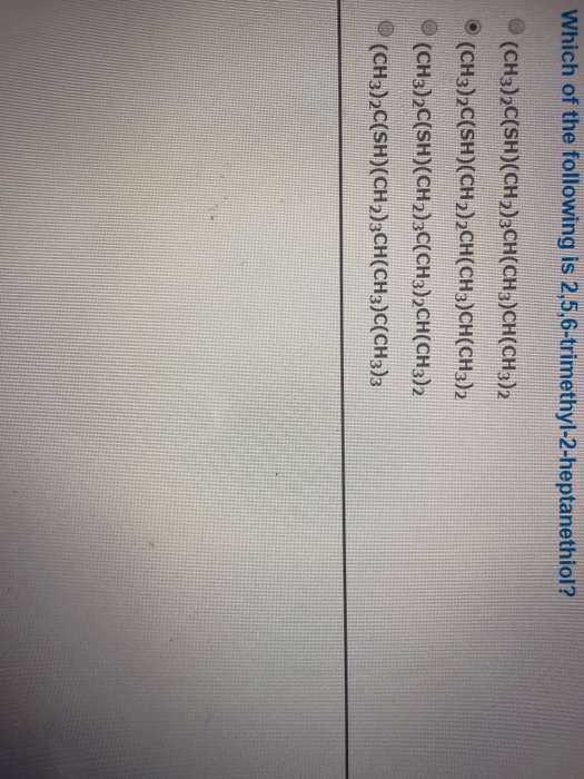 Solved of 30 Identify the IUPAC name of the following | Chegg.com