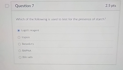 Solved Question 72.5 ﻿ptsWhich of the following is used to | Chegg.com