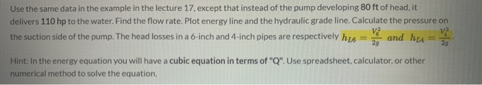 Solved In a firefighting system, a pump leads to a nozzle as | Chegg.com