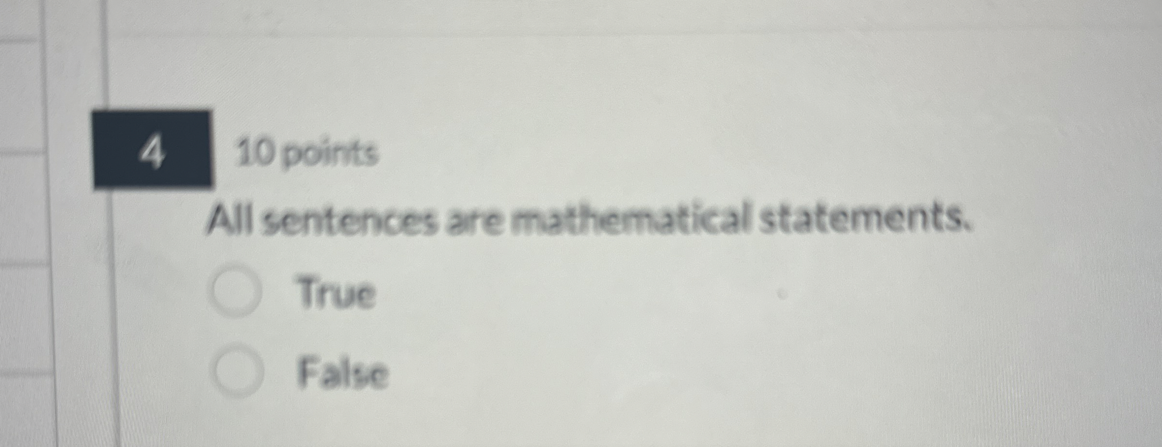 Solved 10 ﻿pointsAll sentences are mathematical | Chegg.com