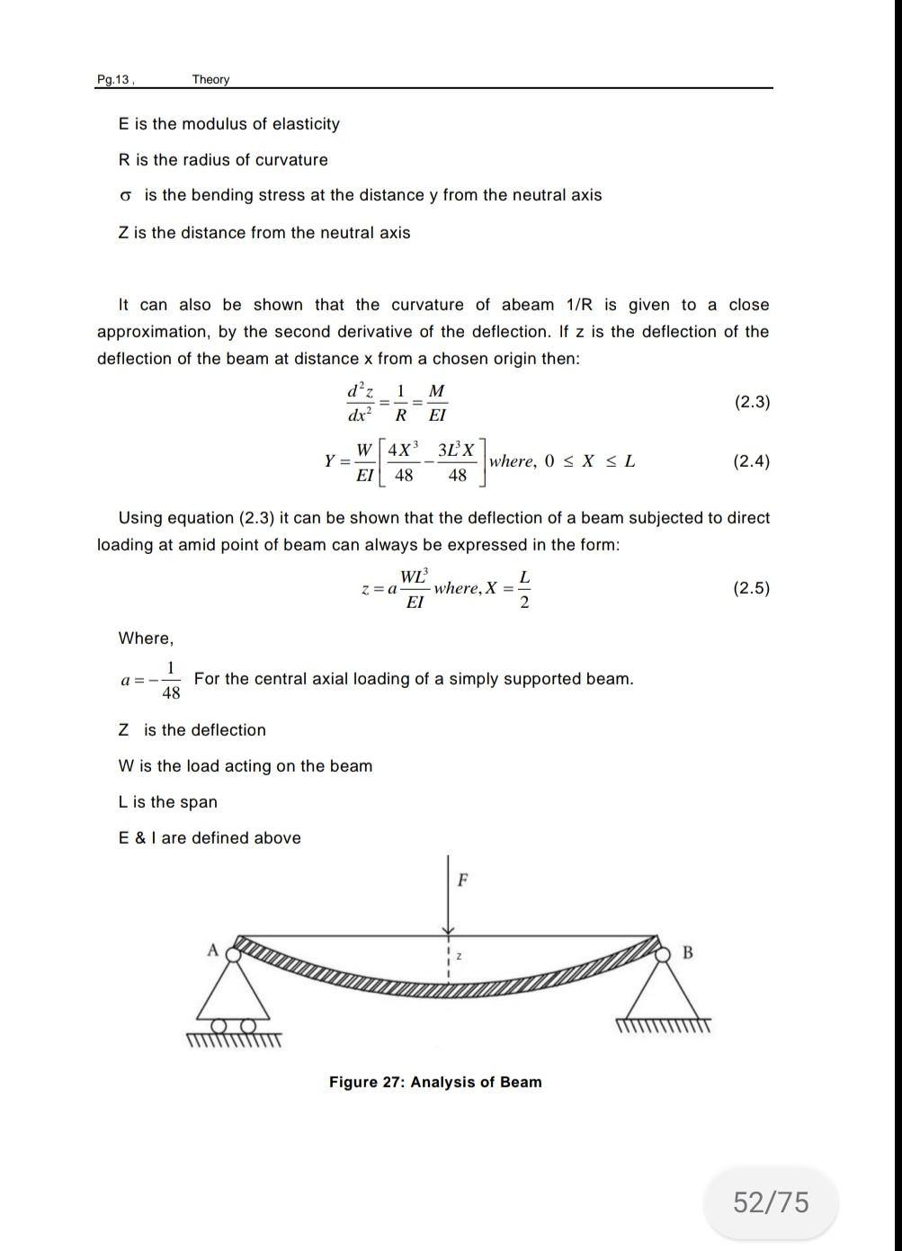 Solved EXPERIMENT 9 DEFLECTION OF A SIMPLY SUPPORTED BEAM | Chegg.com