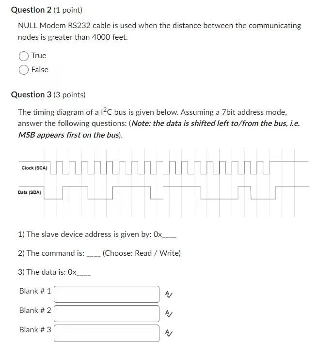 Solved NULL Modem RS232 cable is used when the distance | Chegg.com