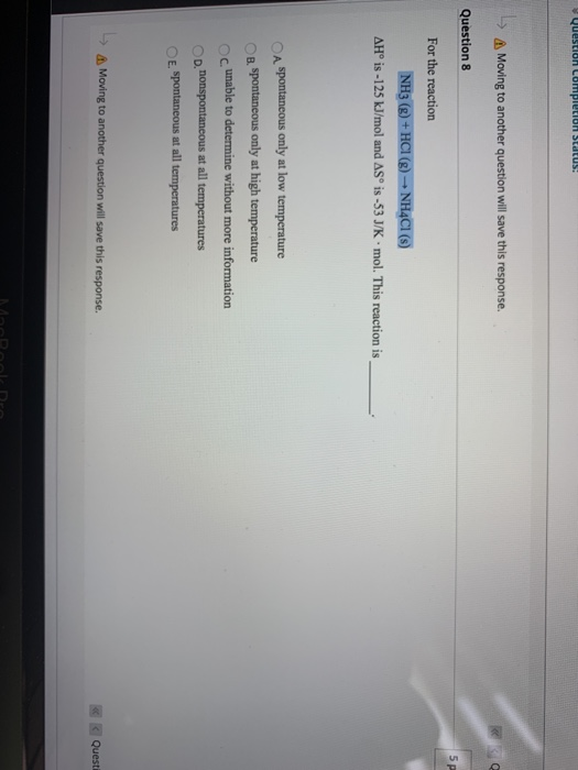 Solved Question completion Status: L A Moving to another | Chegg.com