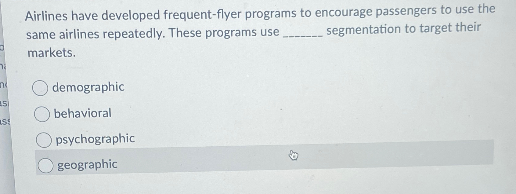 Solved Airlines have developed frequent-flyer programs to | Chegg.com