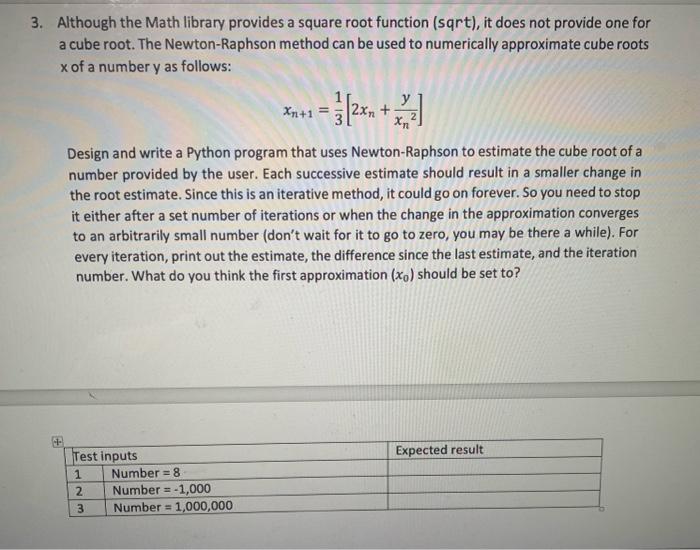 Solved Although the Math library provides a square root | Chegg.com