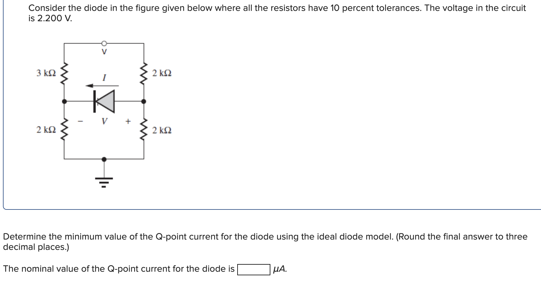 Solved Consider the diode in the figure given below where | Chegg.com