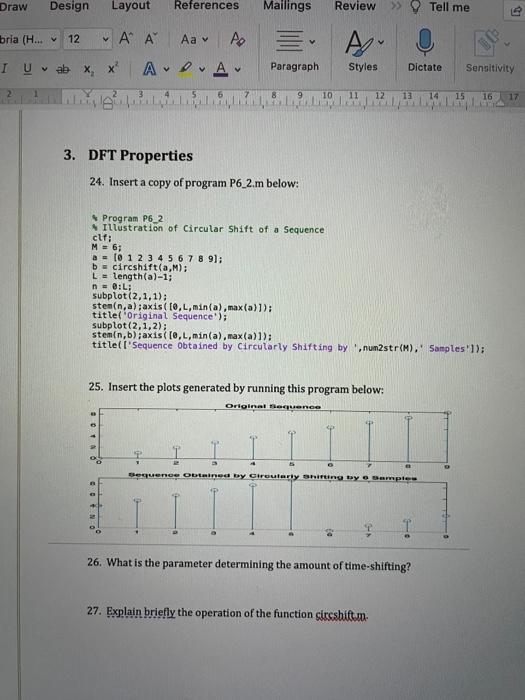 Solved Draw Design Layout References Mailings Review > Tell | Chegg.com