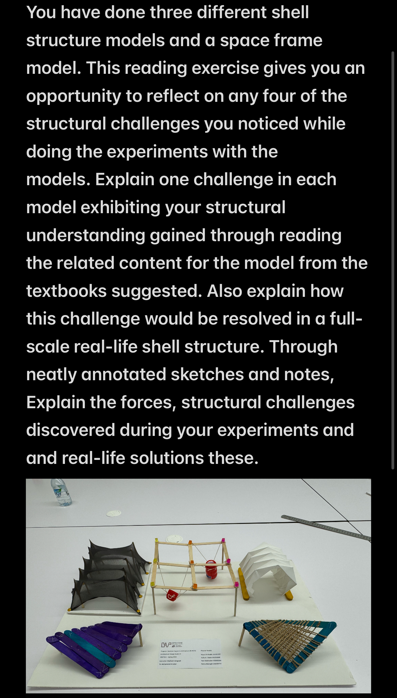 Solved You have done three different shell structure models | Chegg.com