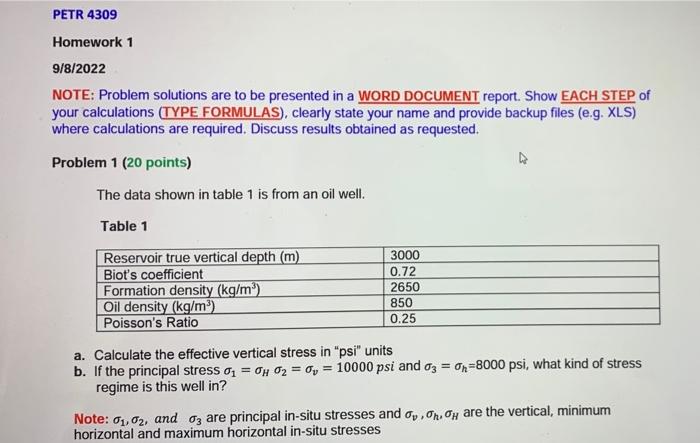 Solved Homework 1 9/8/2022 NOTE: Problem solutions are to be | Chegg.com