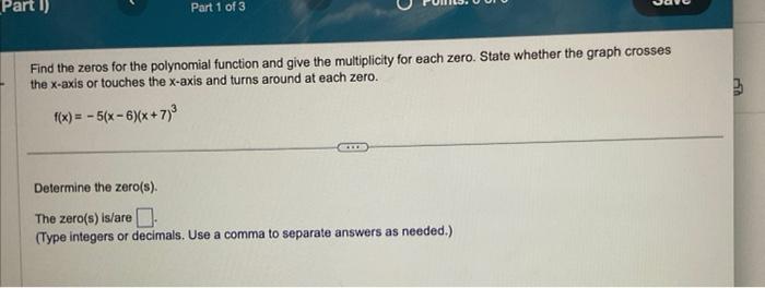 Solved Determine whether the function is a polynomial | Chegg.com