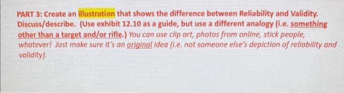 Solved PART 3: Create an illustration that shows the | Chegg.com
