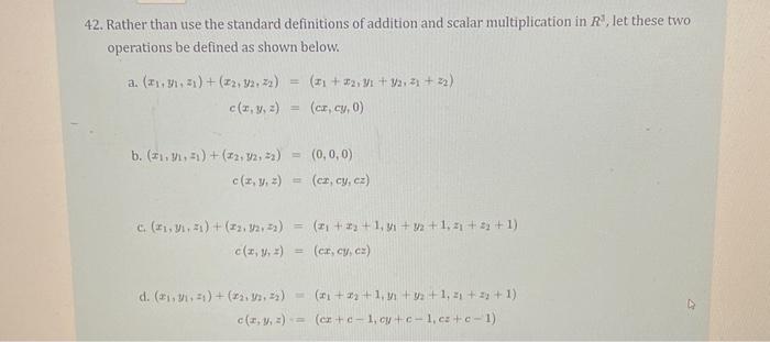 2. Rather than use the standard definitions of | Chegg.com