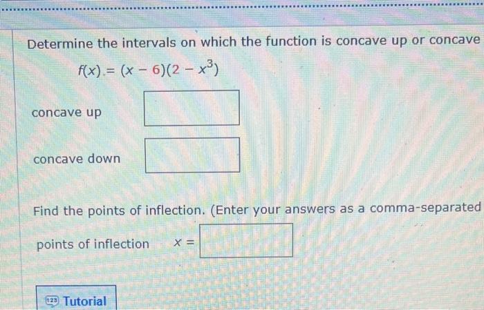 Solved Determine the intervals on which the function is | Chegg.com