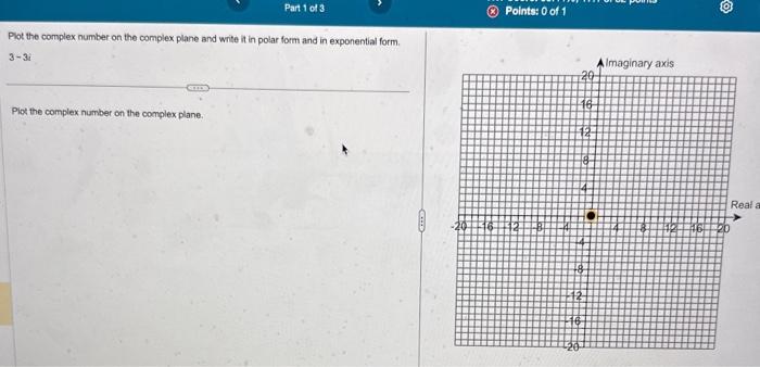 Solved Plot the complex number on the complex plane and | Chegg.com