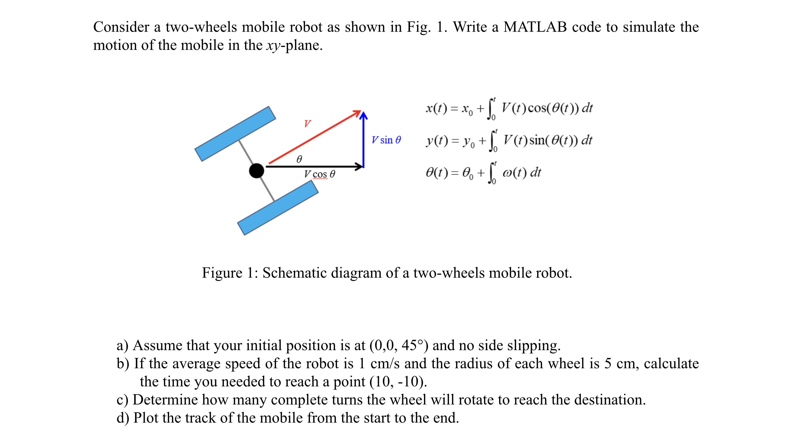 Solved Algorithmic Robotic: Do not copy code from | Chegg.com