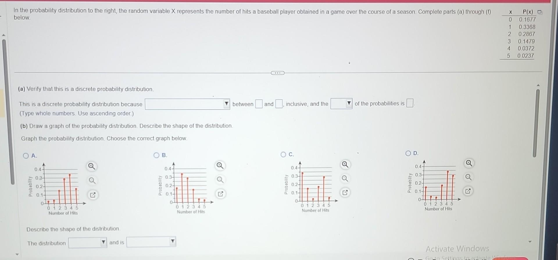 Solved (a) Verify that this is a discrete probability | Chegg.com
