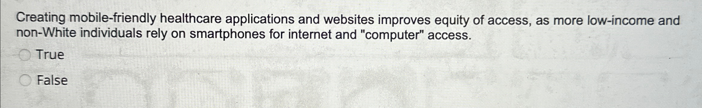Solved Creating mobile-friendly healthcare applications and | Chegg.com