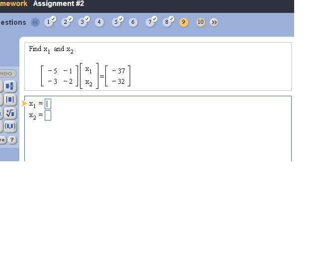 Solved Find x1 and x2. x1 = x2 = | Chegg.com