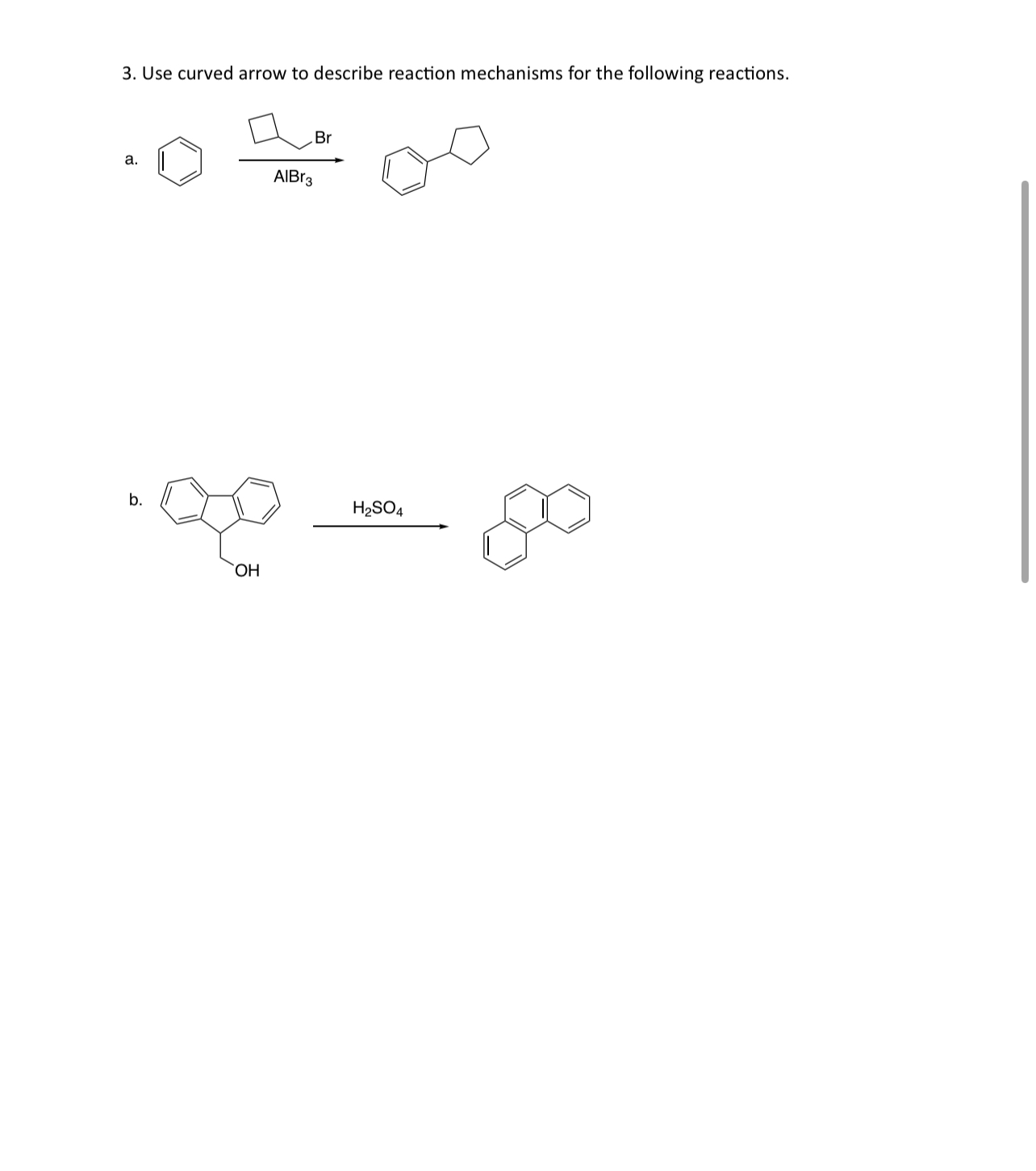 Solved Use curved arrow to describe reaction mechanisms for | Chegg.com