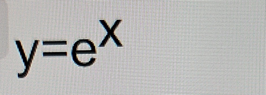 Solved find the derivative of y=ex | Chegg.com