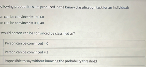 Solved ollowing probabilities are produced in the binary | Chegg.com