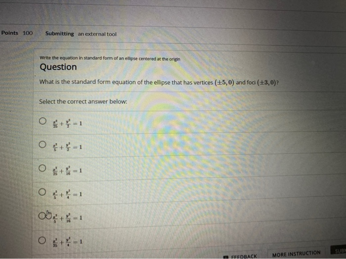 Solved Points 100 Submitting an external tool Write the | Chegg.com