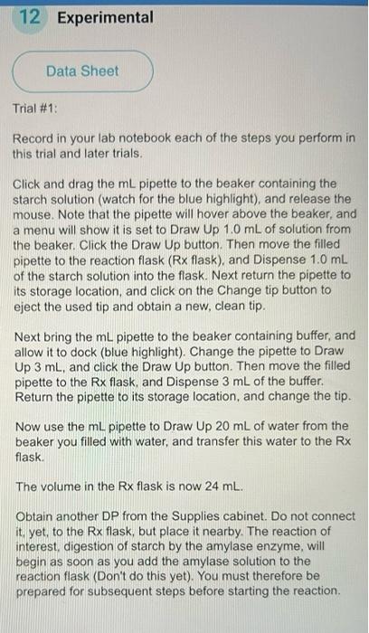 Solved Intro Experiment Discussion 20 Discussion Data Sheet | Chegg.com
