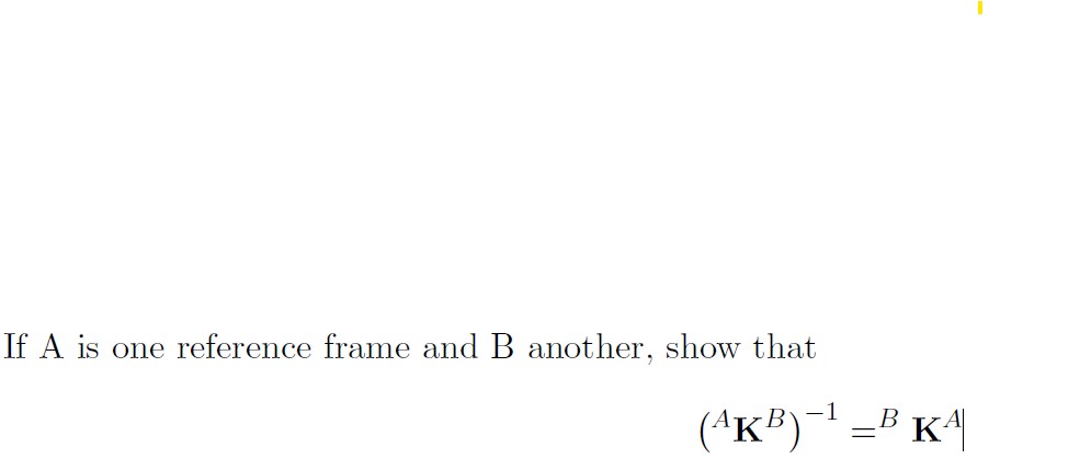 Solved If A ﻿is one reference frame and B ﻿another, show | Chegg.com