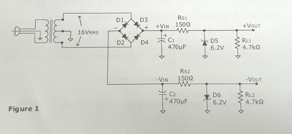 Does the diode arrangement, D1 ﻿to D4, ﻿of Figure 1 | Chegg.com