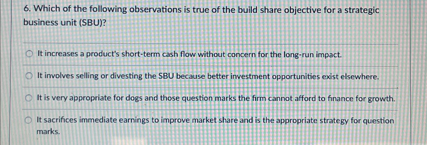 Solved Which of the following observations is true of the | Chegg.com