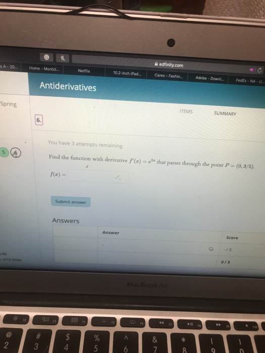 Solved SA-20 edfinity.com Home - Montel Netflix 10:2-inch | Chegg.com