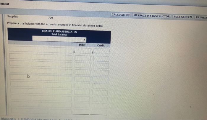 Solved ment CALCULATOR MESSAGE MY INSTRUCTOR FULL SCREEN | Chegg.com