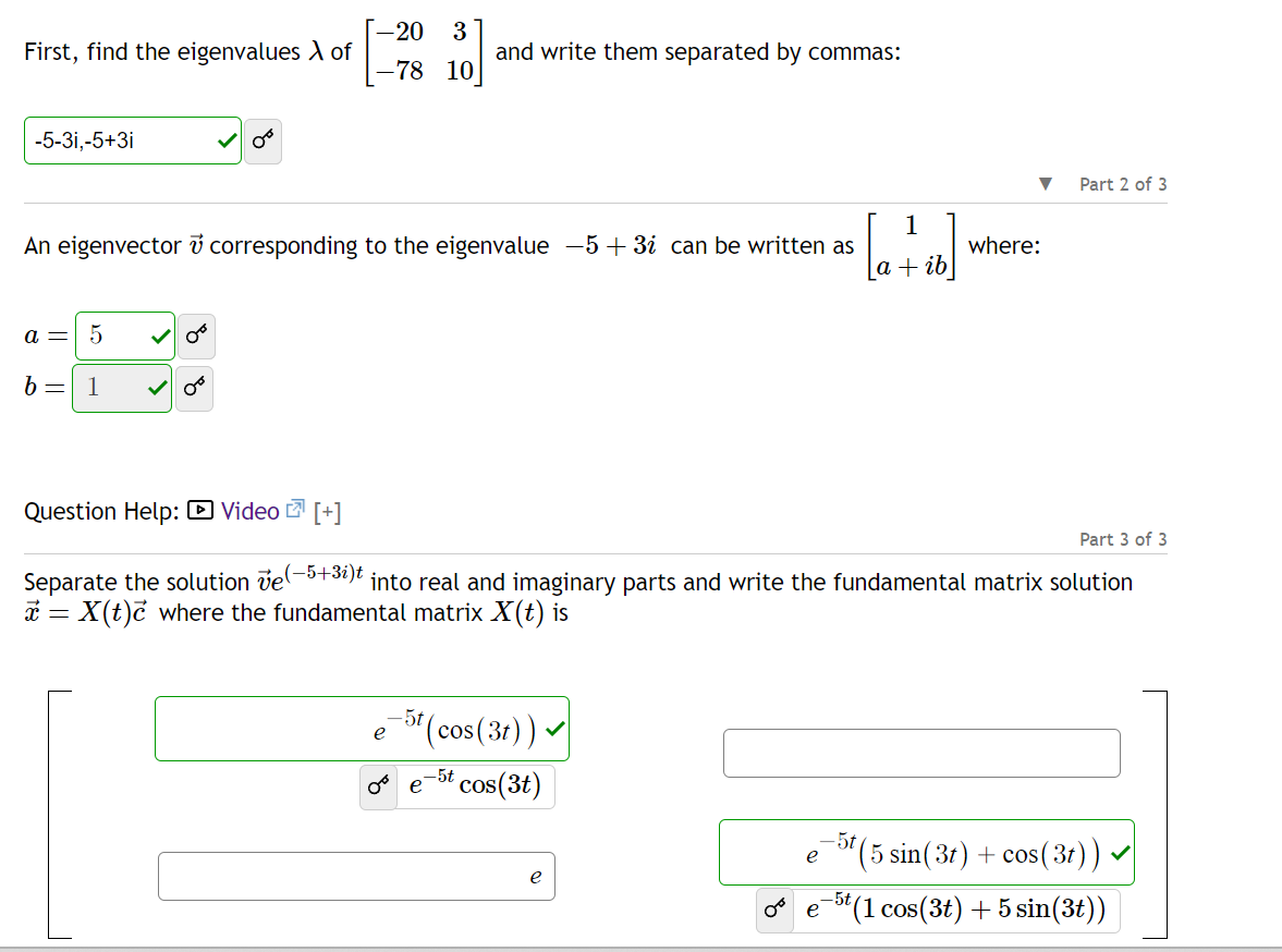 Solved First, find the eigenvalues \\\\lambda of | Chegg.com