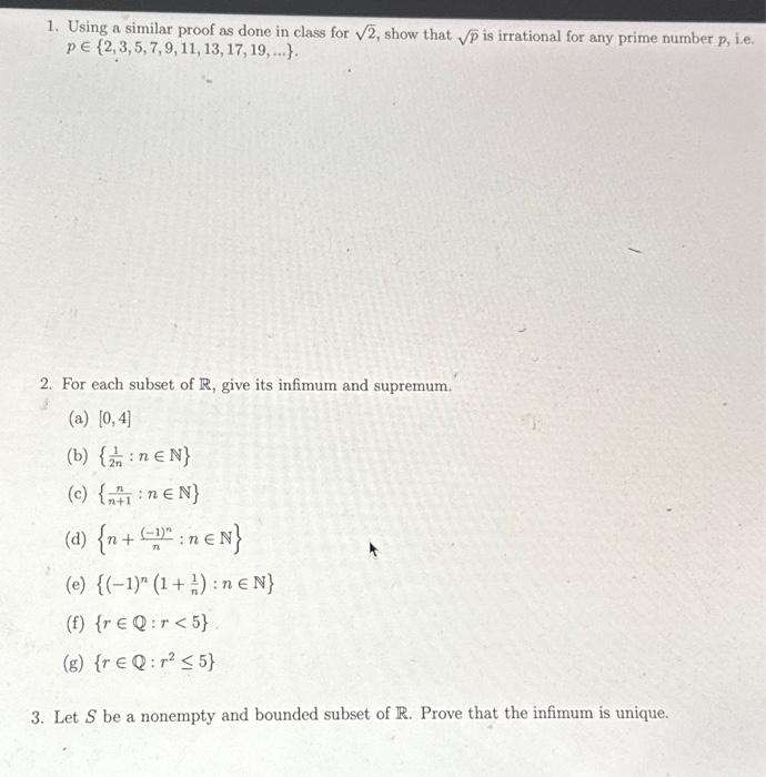 Solved Theorem: 2∈/Q Hence the hypotenuse of the triangle | Chegg.com