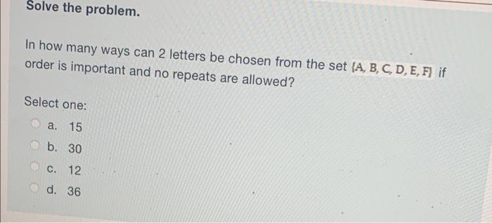 Solved Solve the problem. In a lottery, players must pick 6 | Chegg.com