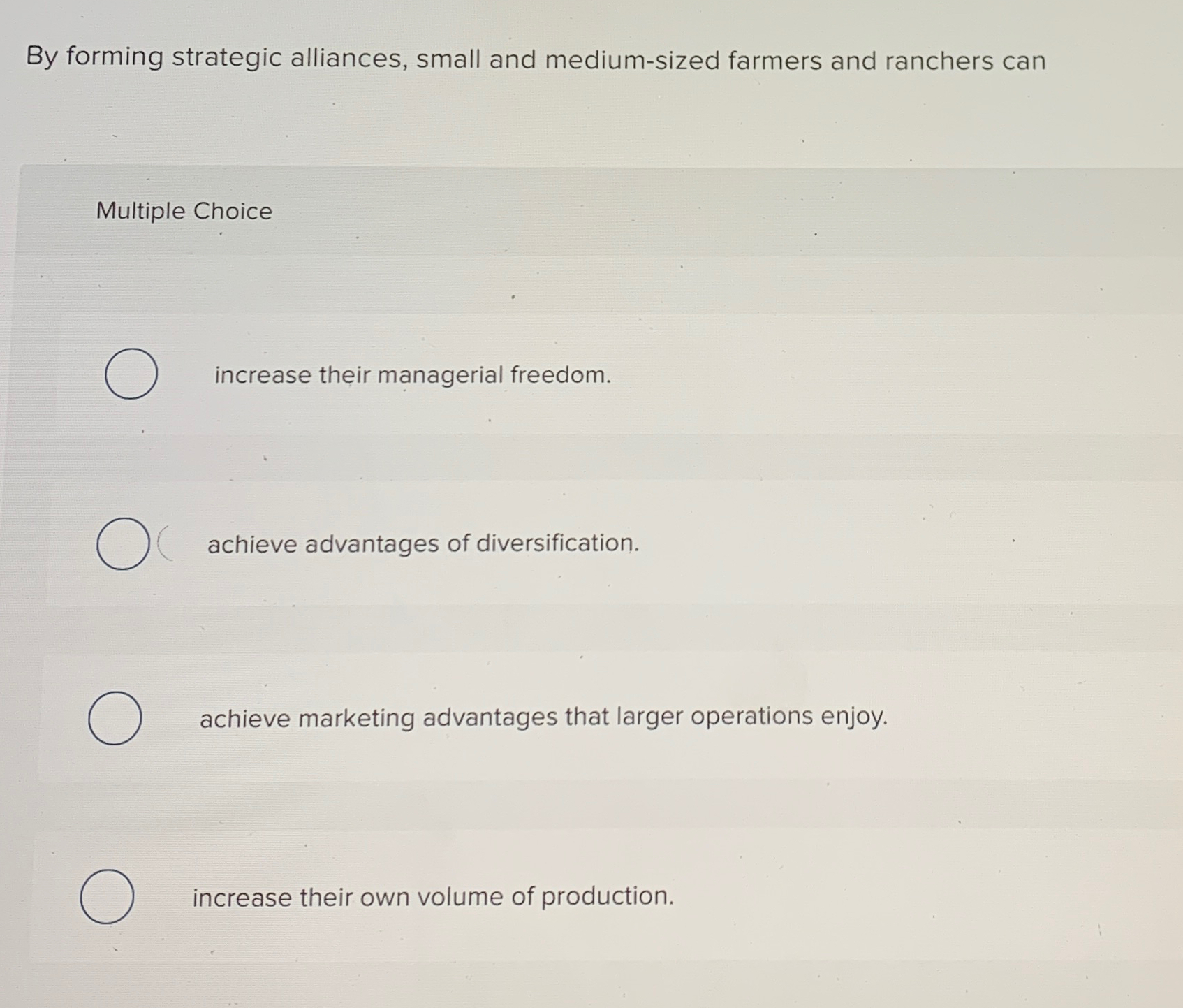 Solved By forming strategic alliances, small and | Chegg.com