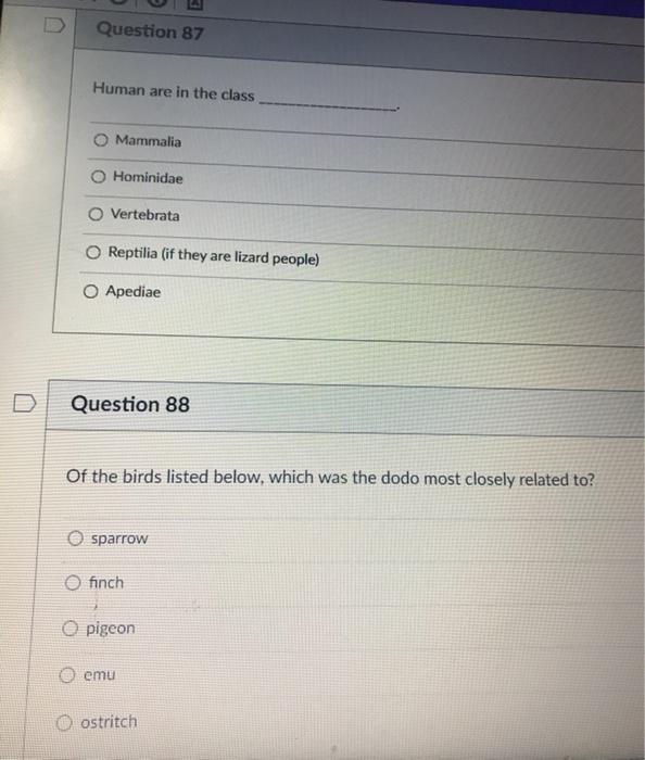 Solved Question 84 The tagmata of an insect are the head, | Chegg.com