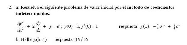 Solved Solve The Following Initial Value Problem By The 0099