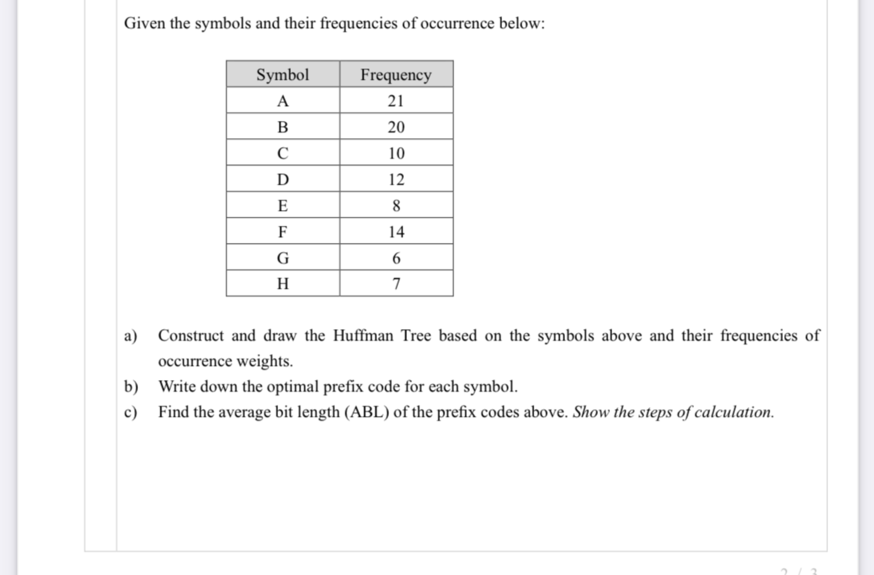 Solved Hand-written solution will be much appreciated Given | Chegg.com