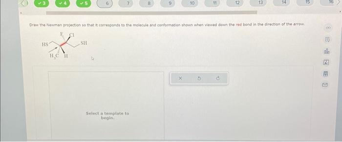 Solved Select a template to beain. | Chegg.com