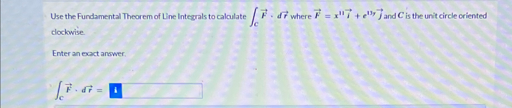 Solved Use the Fundamental Theorem of Line Integrals to | Chegg.com