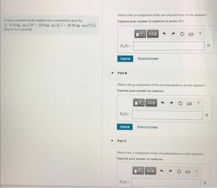 Solved What is the x-component of the net external force on | Chegg.com