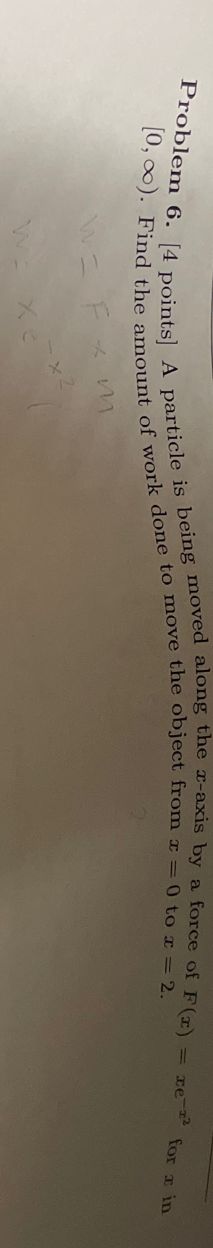 Solved Problem 6. [4 ﻿points] ﻿A particle is being moved | Chegg.com
