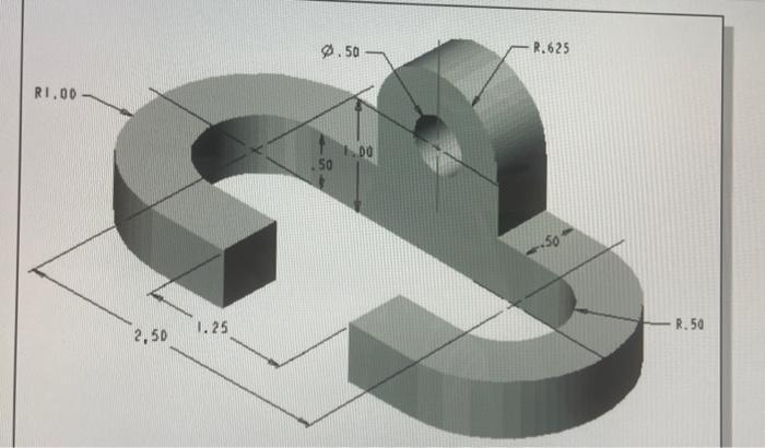 Solved 1. Use a B size template with a Title Block like the | Chegg.com