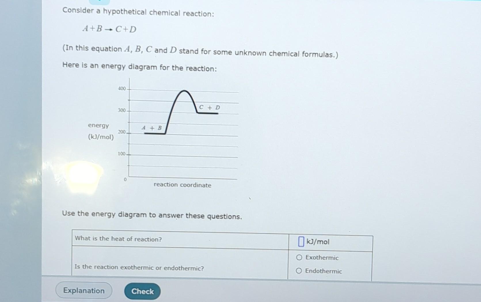 Solved O KINETICS AND EQUILIBRIUM Interpreting a reaction | Chegg.com