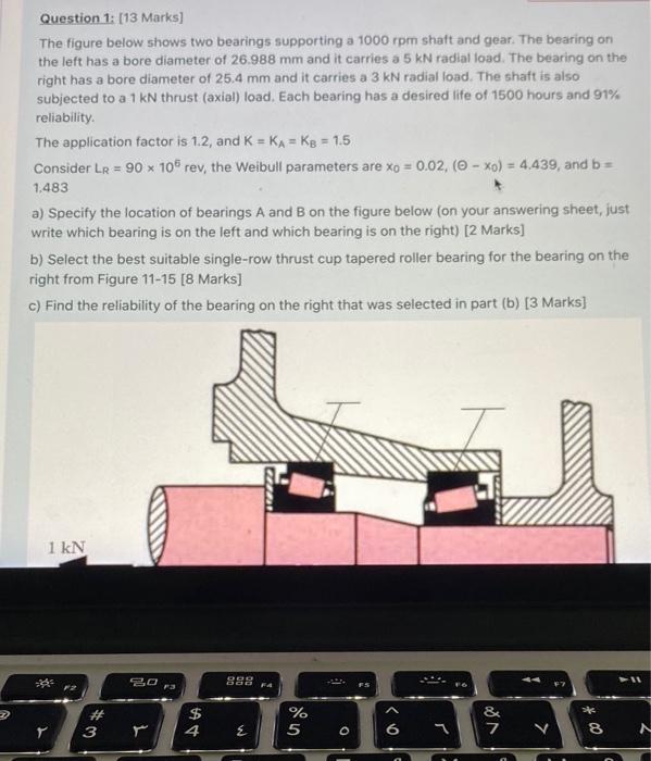 Solved Question 1: [13 Marks) The figure below shows two | Chegg.com