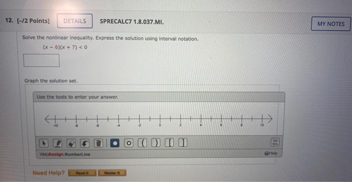 Solved Solve the nonlinear inequality. Express the solution | Chegg.com
