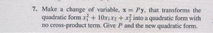 Solved Make a change of variable, x=py, that transforms the | Chegg.com